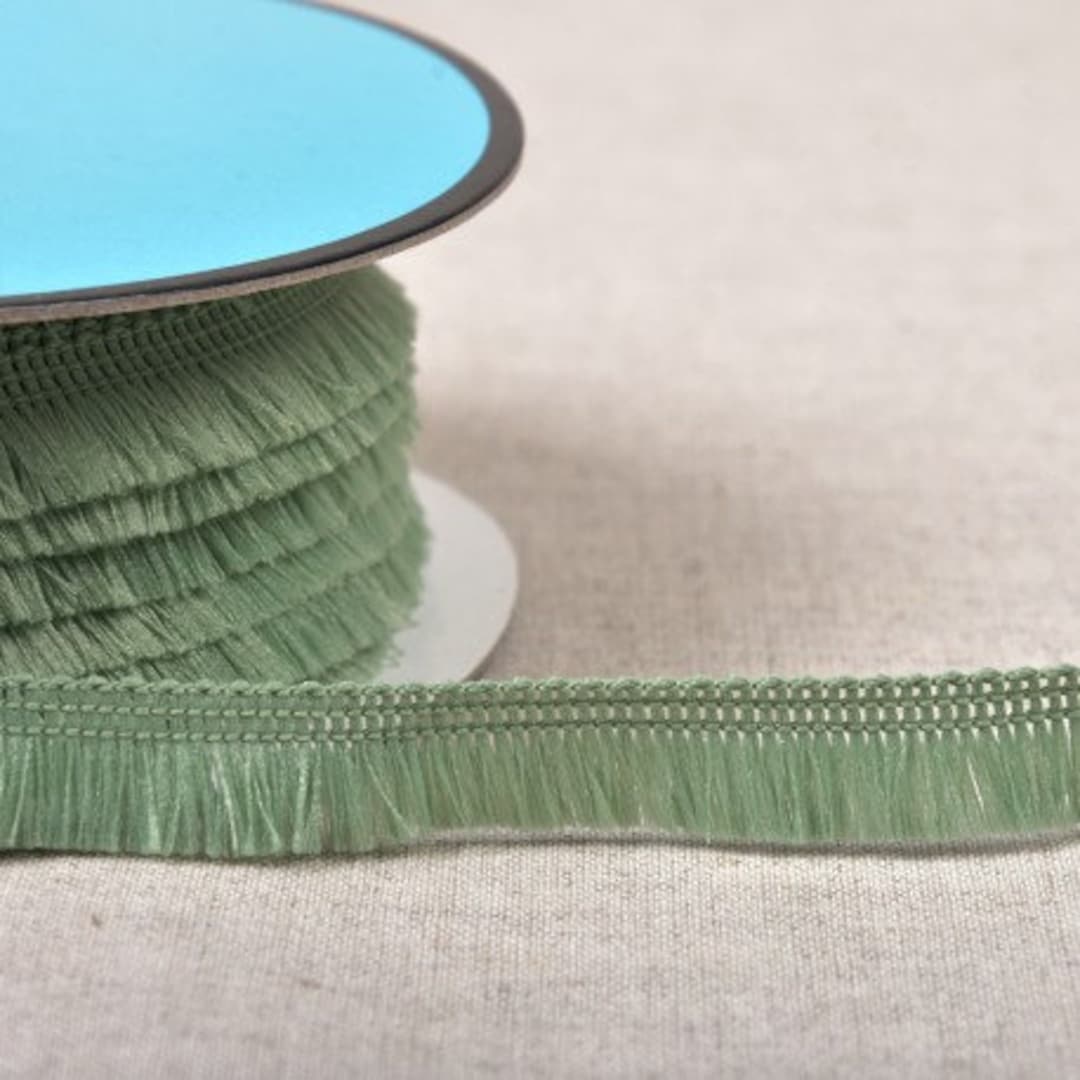 Sage Green Mini Fringe Trim, 13mm (1/2in) Wide *per 1 Metre/39 Inch* - Etsy