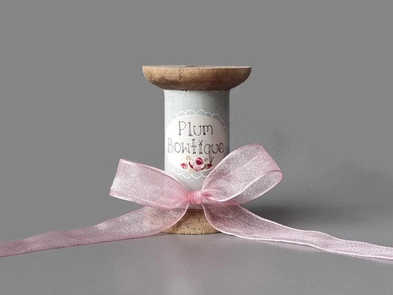 Rose Pink Super Sheer Organza Ribbon 15mm 9/16in Wide sold - Etsy