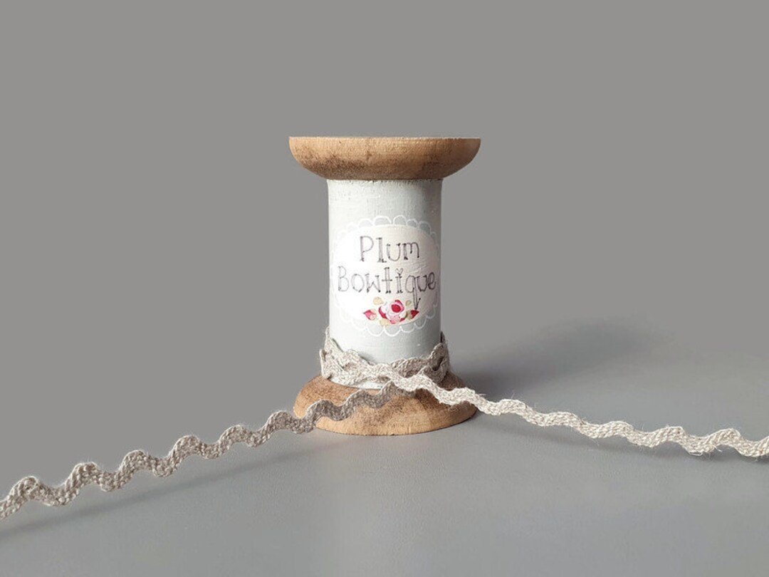 Natural Linen Mini Ric Rac Trim, 5mm (3/16in) Wide *sold per Metre* - Etsy