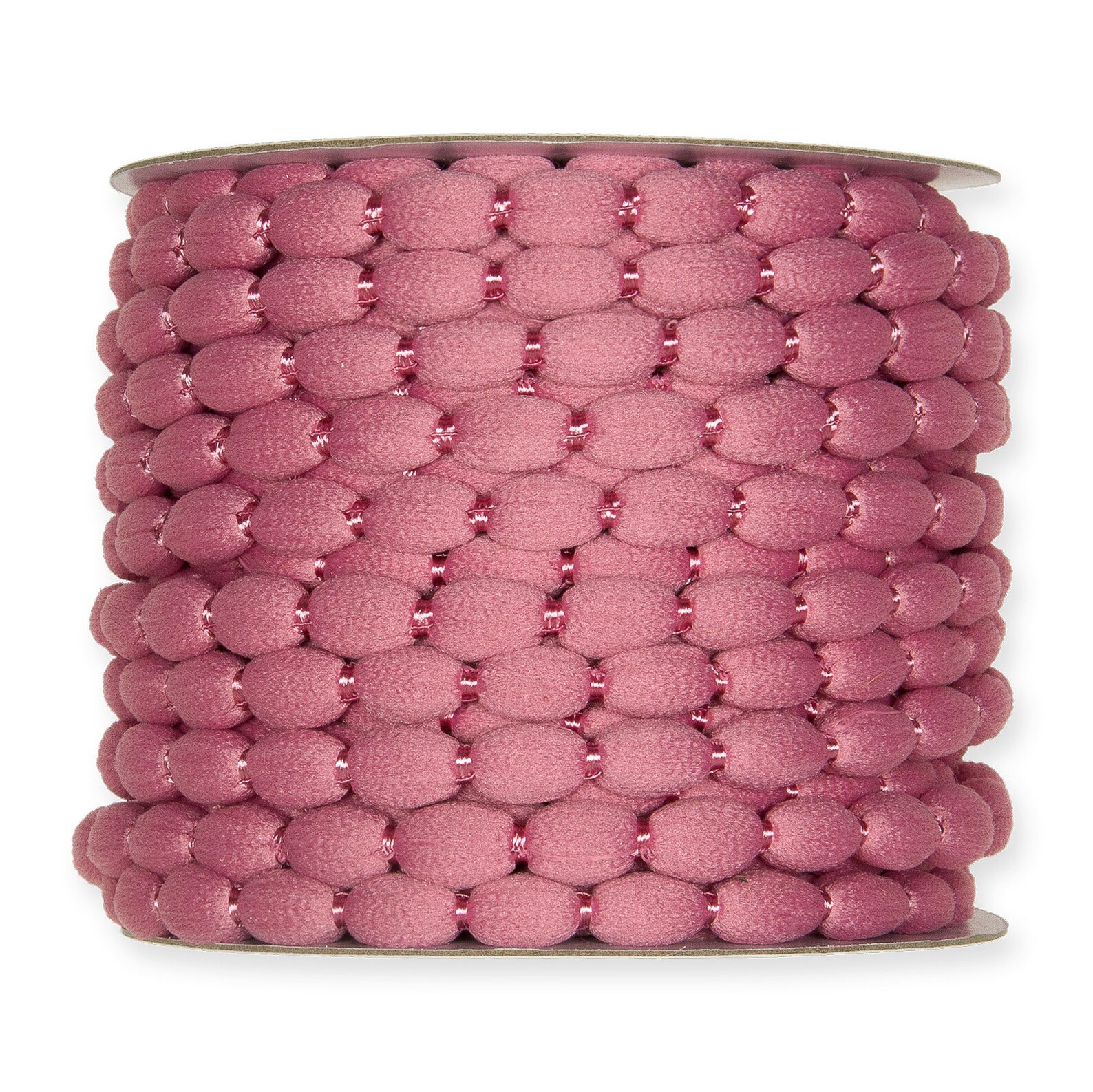 Dusky Pink Pom Pom Bobble String 8mm 5/16in Wide sold per - Etsy UK