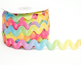 Rainbow Ric Rac | Etsy