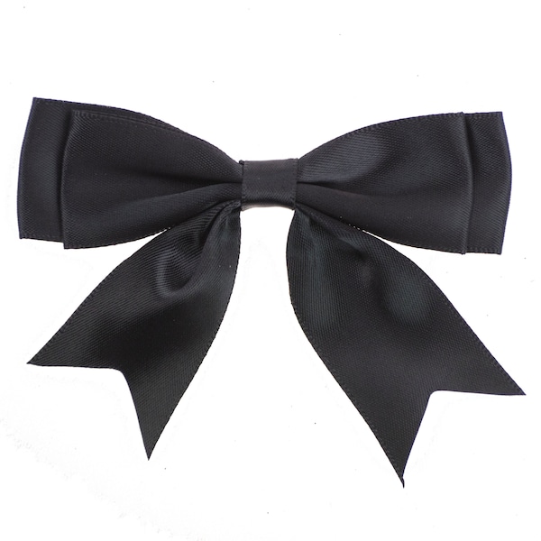 Small Black Bow - Etsy