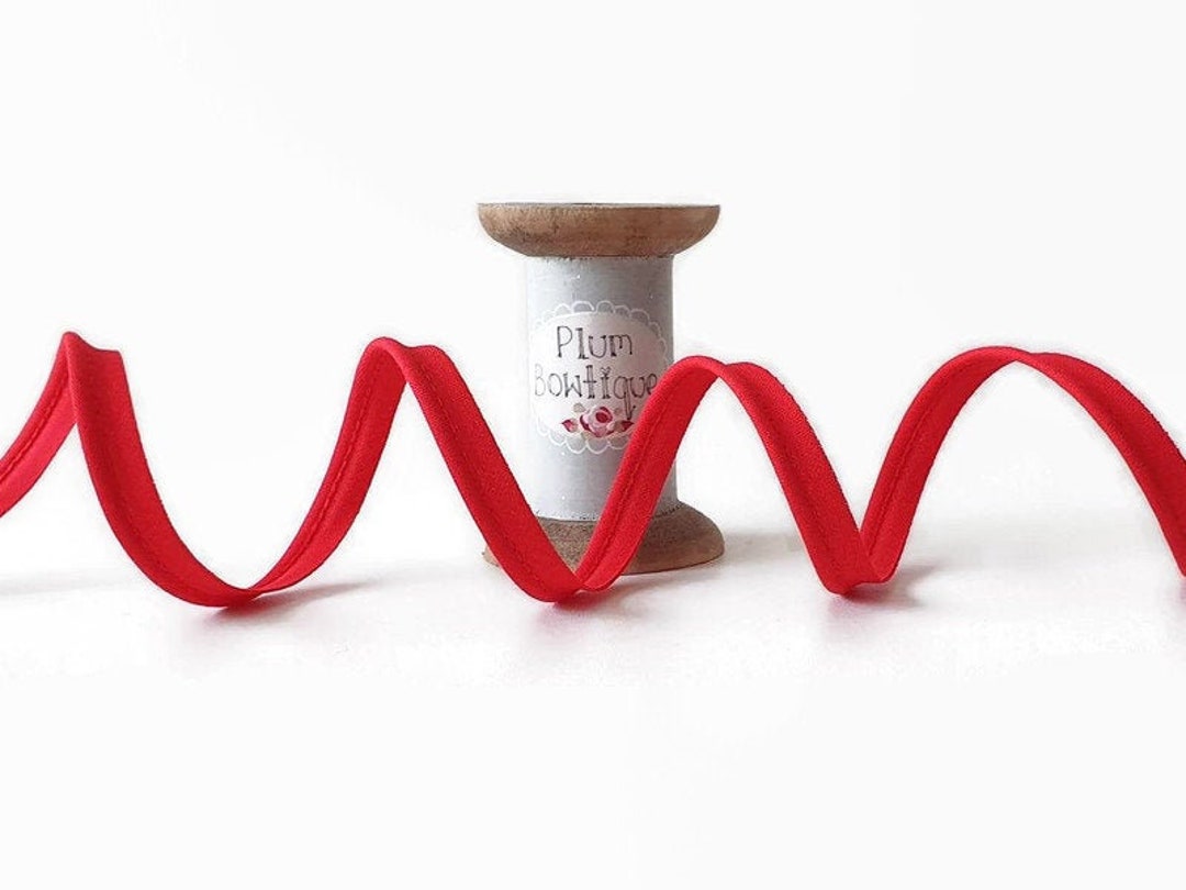 Red Polycotton Piping, Skinny (3mm) *sold per Metre* - Etsy