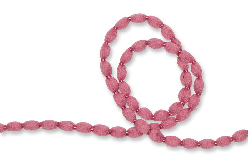 Dusky Pink Pom Pom Bobble String 8mm 5/16in Wide sold per - Etsy UK