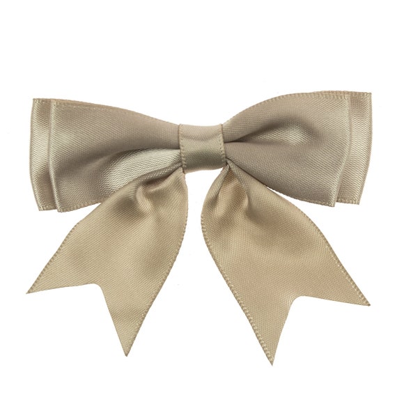 Golden Beige Satin Ready-made Large Double-bow sold | Etsy