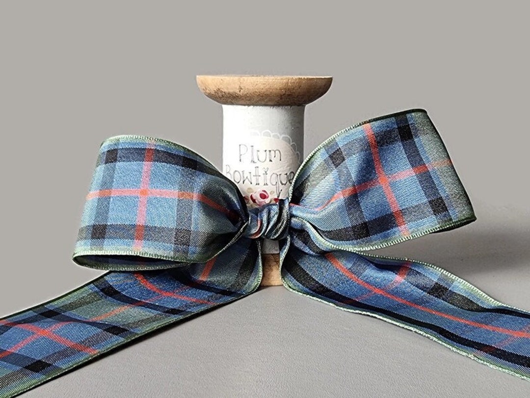 Flower of Scotland Tartan Ribbon, 40mm (1 9/16in) Wide *sold per Metre ...