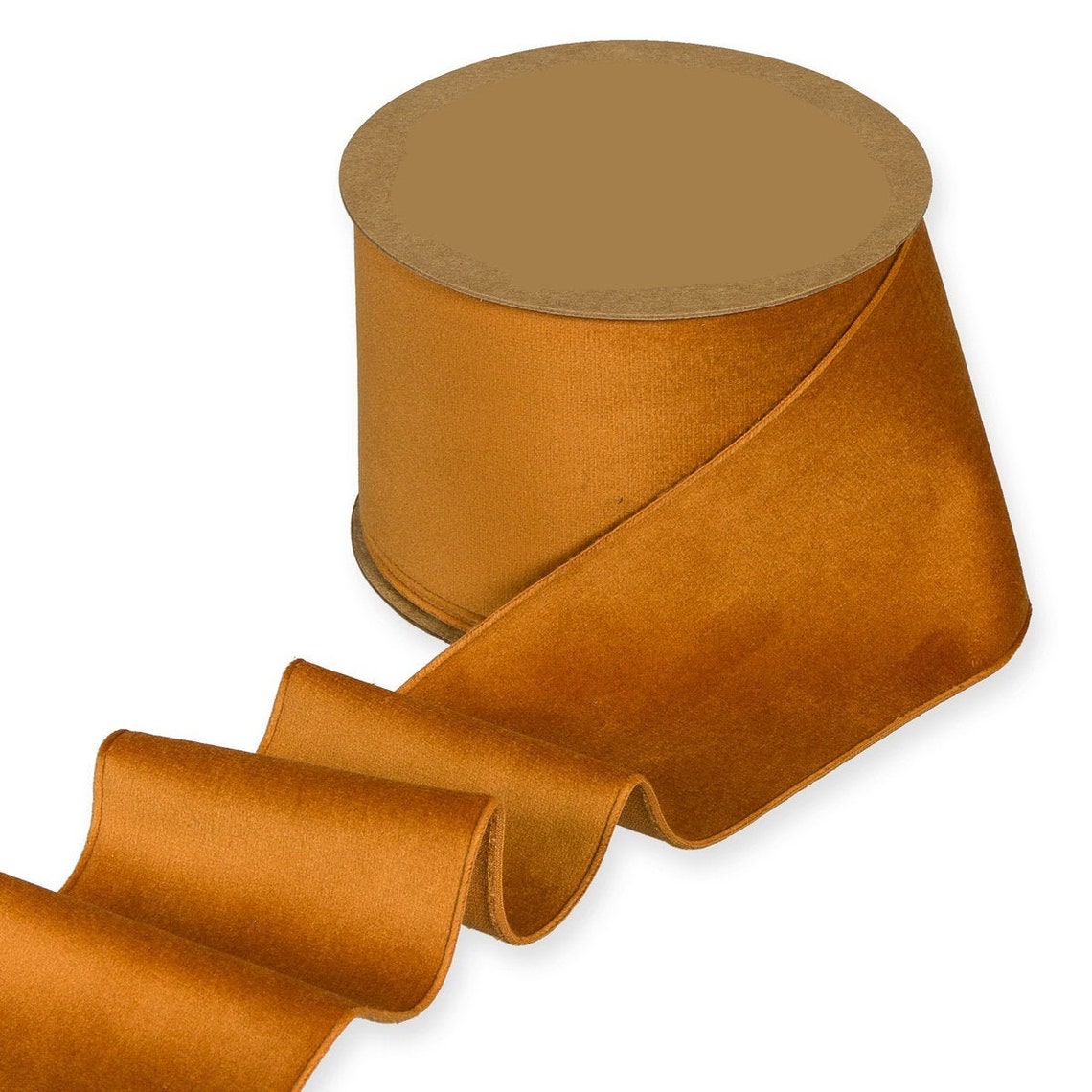 Autumn Copper Extra Wide Velvet Ribbon 70mm 2.75in Wide | Etsy