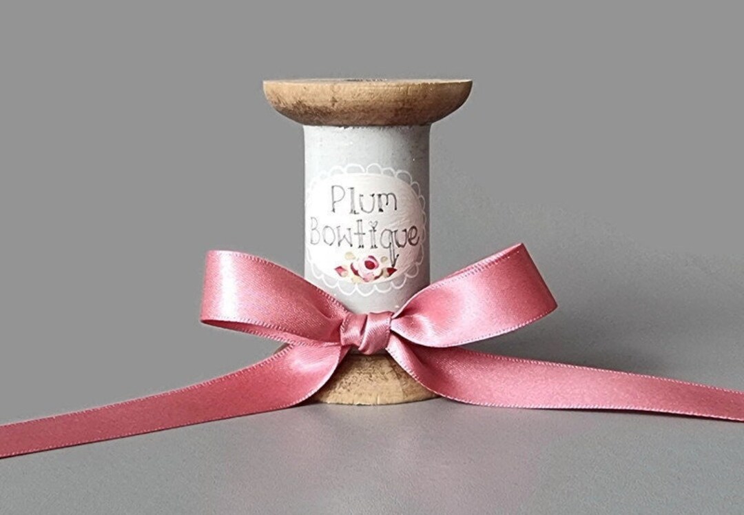 Antique Pink Luxury Double Satin Ribbon, 15mm (9/16in) Wide *sold per ...