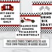 Racing Driver Printable Party Signs, Editable Race Car Party Signs, Pit ...