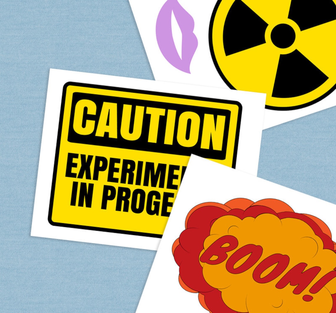 35 Science Party Photo Booth Props Scientist Themed - Etsy UK