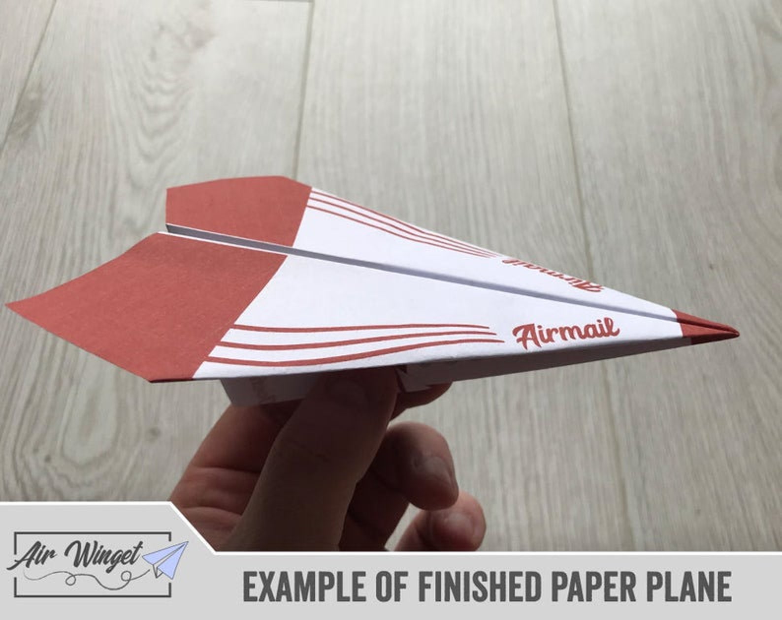 Airplane Paper Plane Template Editable Plane Card Template - Etsy UK