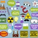 35 Science Party Photo Booth Props, Scientist Themed Photobooth Props ...