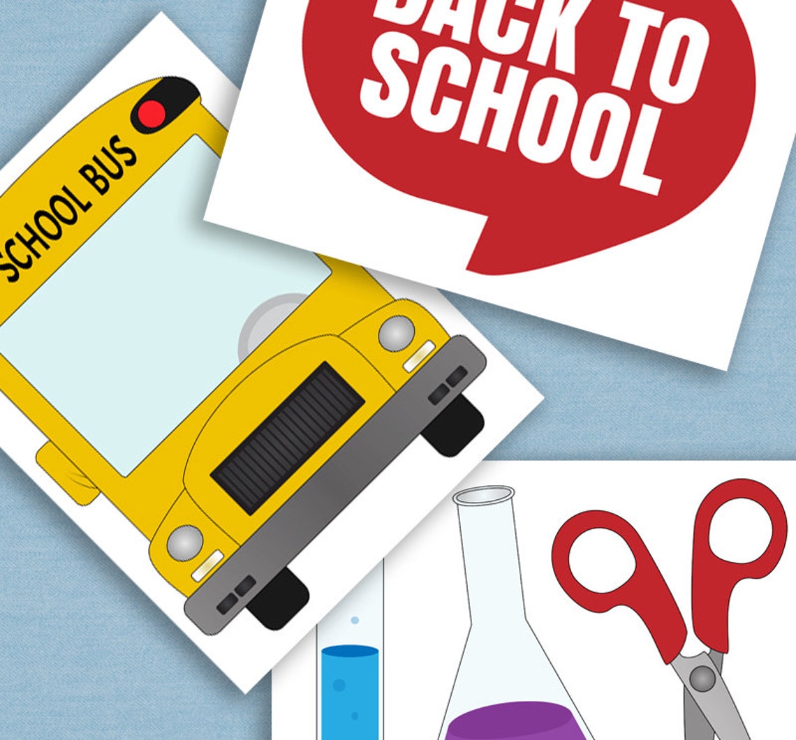 40 Back to School Printable Photo Props First Day of School - Etsy UK