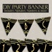 Printable Bunting 1920s Theme Party Decor, Roaring Twenties Banner Any ...