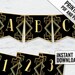 Printable 1920s Banner, Party Gatsby Theme Printable Bunting ...