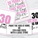 Printable 30th Birthday Signs, Pink Party Signs 1993, Pink Dirty 30th ...