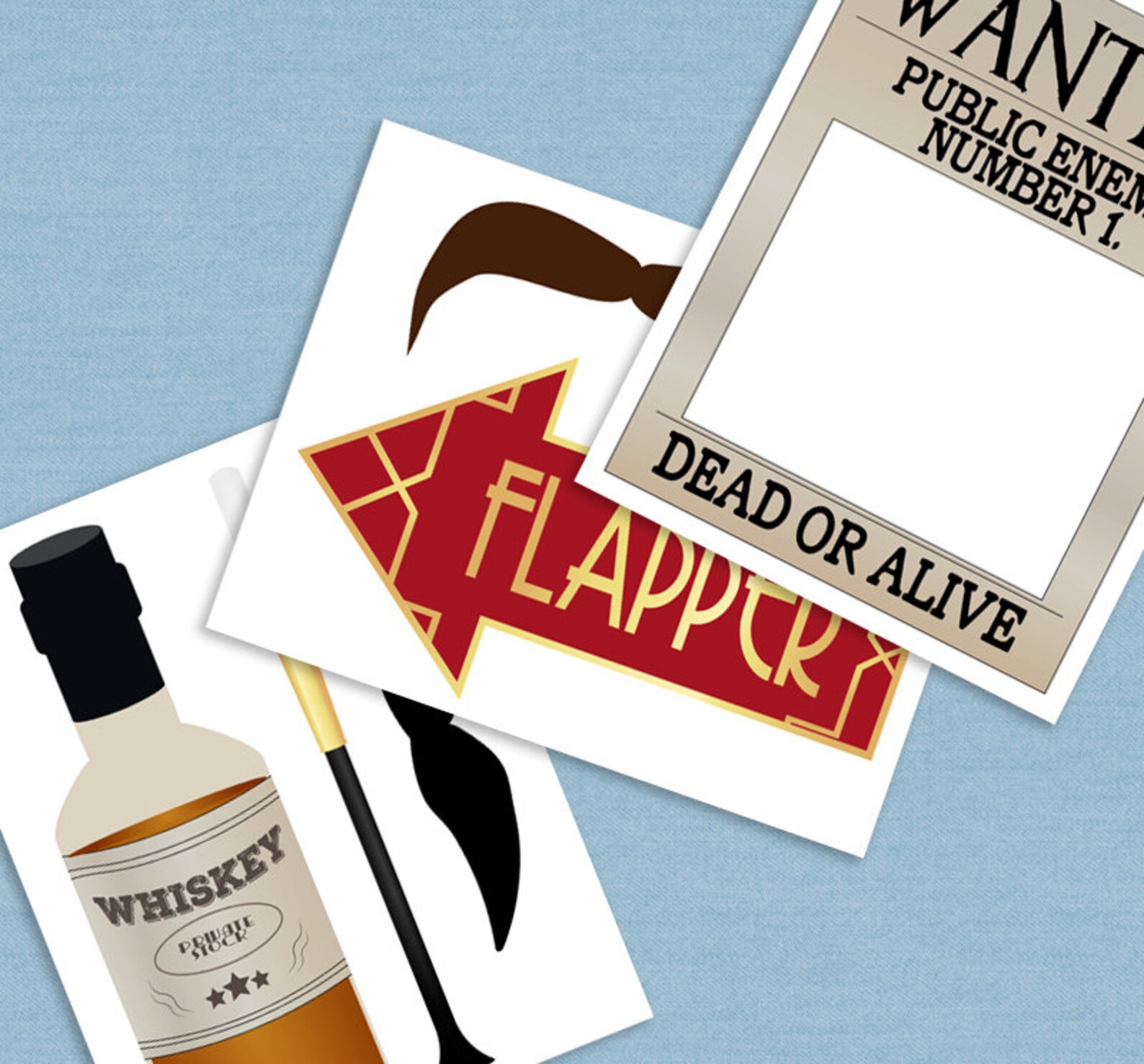 Printable 1920s Gangsters Photo Booth Props 1920s Mobs - Etsy UK