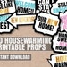 40 Housewarming Photo Booth Props, Props for House Warming Party, New ...