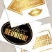 40 Class Reunion Printable Props, Black and Gold School Reunion Photo ...