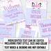 Editable Unicorn Party Bundle, Printable Unicorn Birthday Pack ...