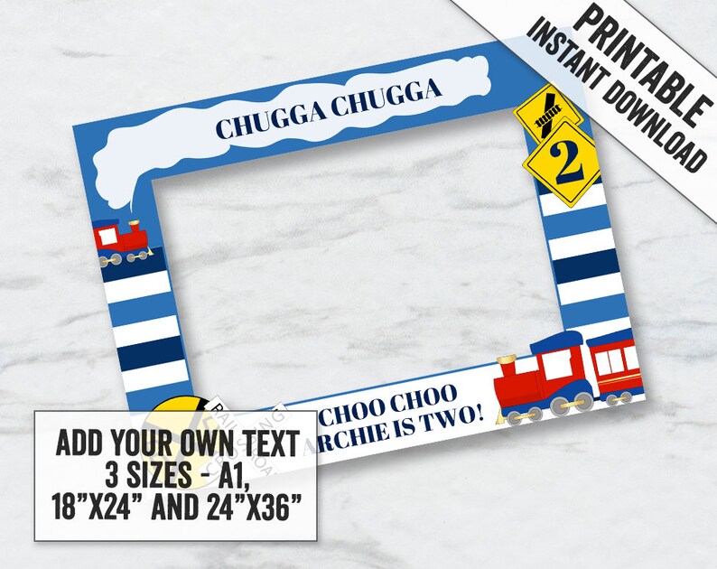 Editable Train Party Bundle Printable Train Birthday Pack | Etsy Canada