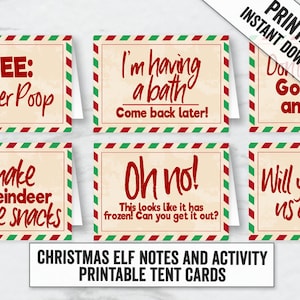 Printable Elf Notes, 38 Elf Airmail Printable Signs, Printable ...