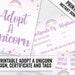 Editable Unicorn Party Bundle, Printable Unicorn Birthday Pack ...