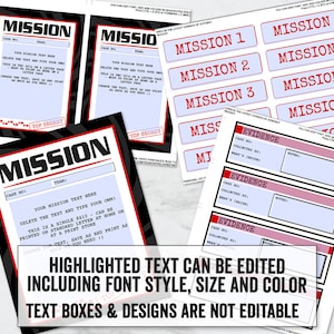 Suspect Printable Signs, Spy Party Mission Kit, Printables Secret Agent ...