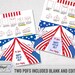 Editable 4th of July Paper Plane Template Fourth July - Etsy Canada