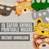 10 Woodland Animal Mask Printables, Kid's Wildlife Crafts, Woodland ...