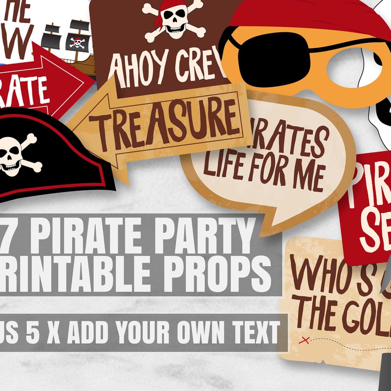 Pirate Photo Booth - Etsy
