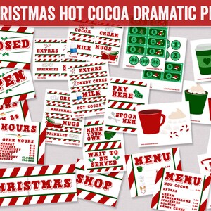 Christmas Dramatic Play Printables, Christmas Hot Cocoa Stand Play ...