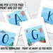 Under the Sea Flag Bunting Printable, Any Phrase, DIY Ocean Theme Party ...