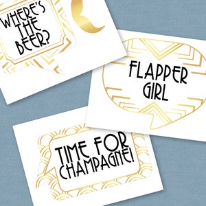 35 Gatsby Party Props 1920s Printable Photobooth Props - Etsy