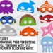 10 Under the Sea Mask Printables, Printable Ocean Animal Masks, Kid's ...
