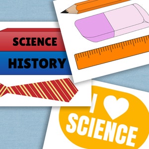 40 Back to School Printable Photo Props, First Day of School DIY ...