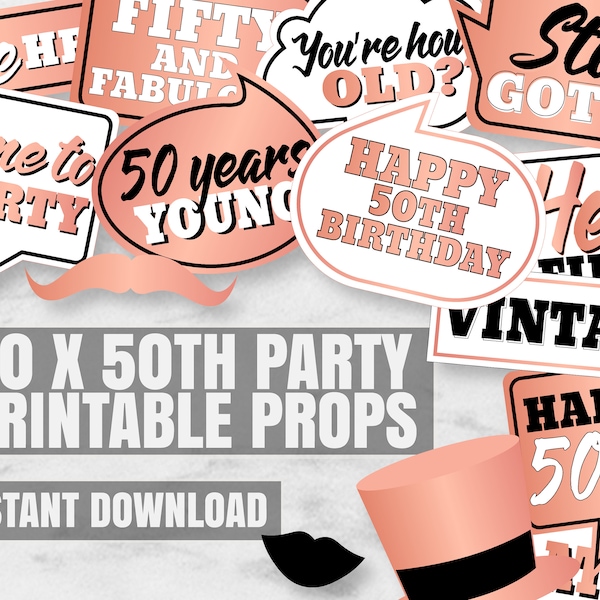 50th Birthday Party Decorations - Etsy