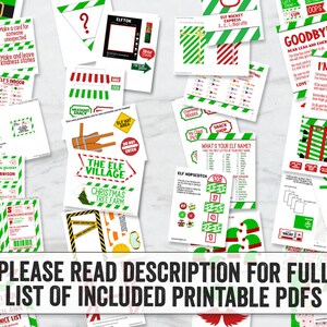 Printable Christmas Elf Bundle, 2023 Elf Games, Elf Bundle Printable ...