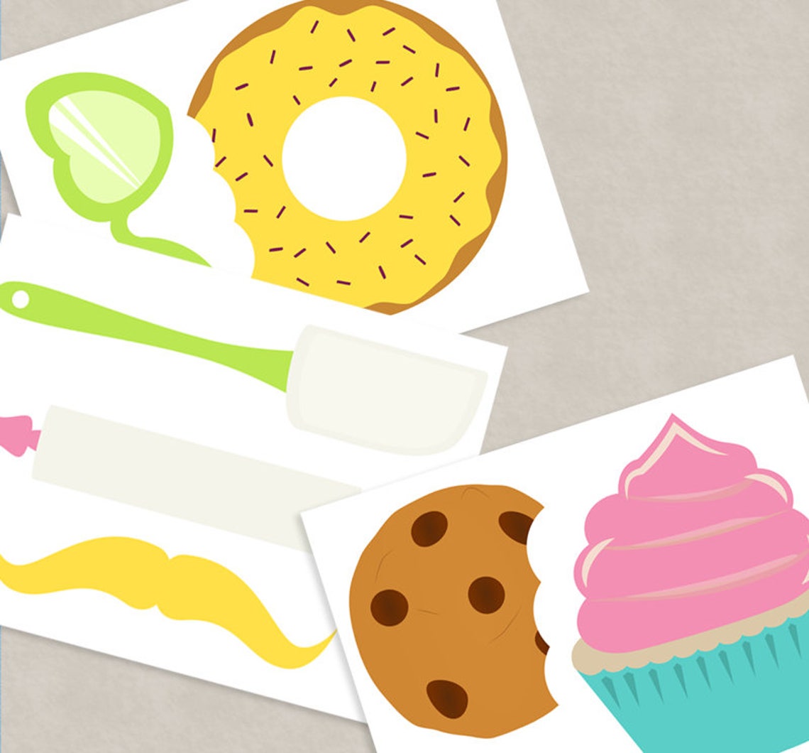 35 Baking Party Photo Booth Props Baking Kitchen Themed Party | Etsy UK