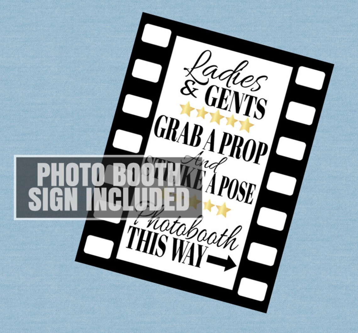 35 Movie Night Party Props, Hollywood Photo Booth Party Prop Ideas, Old ...