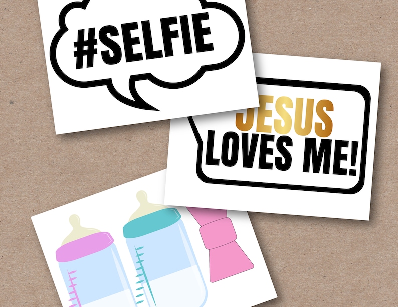40 Christening Photo Booth Props Props for Christening Baby - Etsy Canada