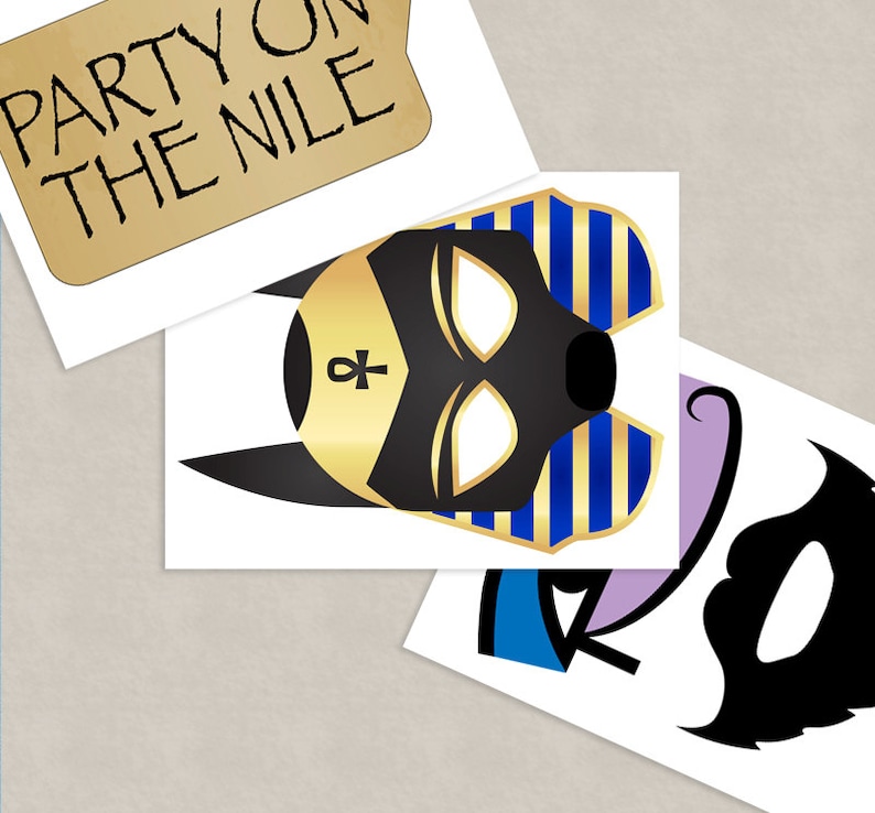 35 Ancient Egyptian Party Props, Egypt Party Photo Booth Printables ...