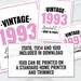 Printable 30th Birthday Signs, Pink Party Signs 1993, Pink Dirty 30th ...