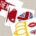 35 British Photo Booth Props, British Themed Party Props, I Love London ...