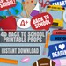40 Back to School Printable Photo Props First Day of School - Etsy