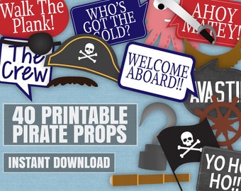 Pirate Photo Booth | Etsy