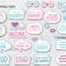 Editable Donut Party Bundle, Printable Pink Donut Birthday Pack, Donut ...