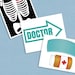 35 Medical Themed Party Photo Booth Props, Doctor Props, Love Medical ...