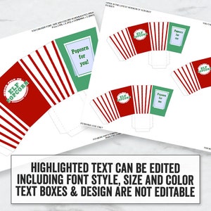 Christmas Elf Movie Night Printables, Instant Download Movie Night Elf ...