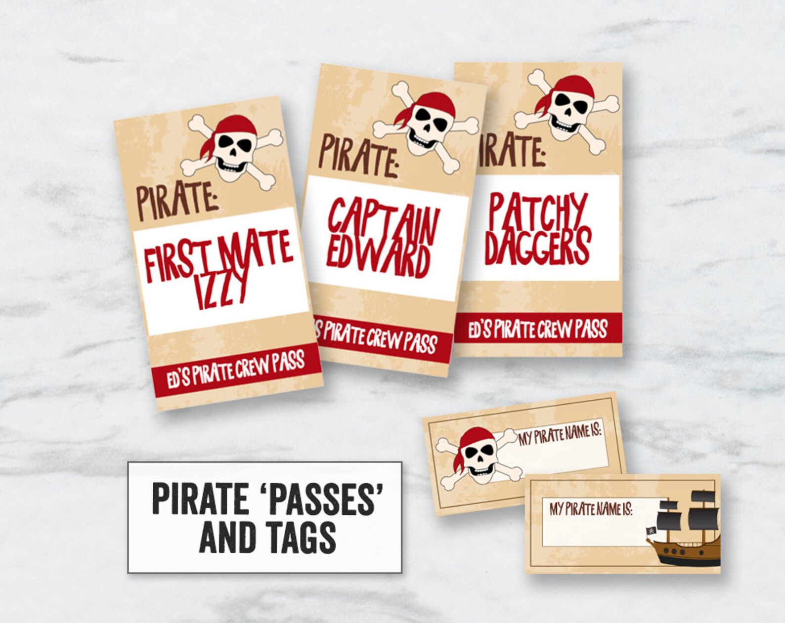 Pirate Printable Party Games, Pirate Name Sign, Printable Pirate Name ...
